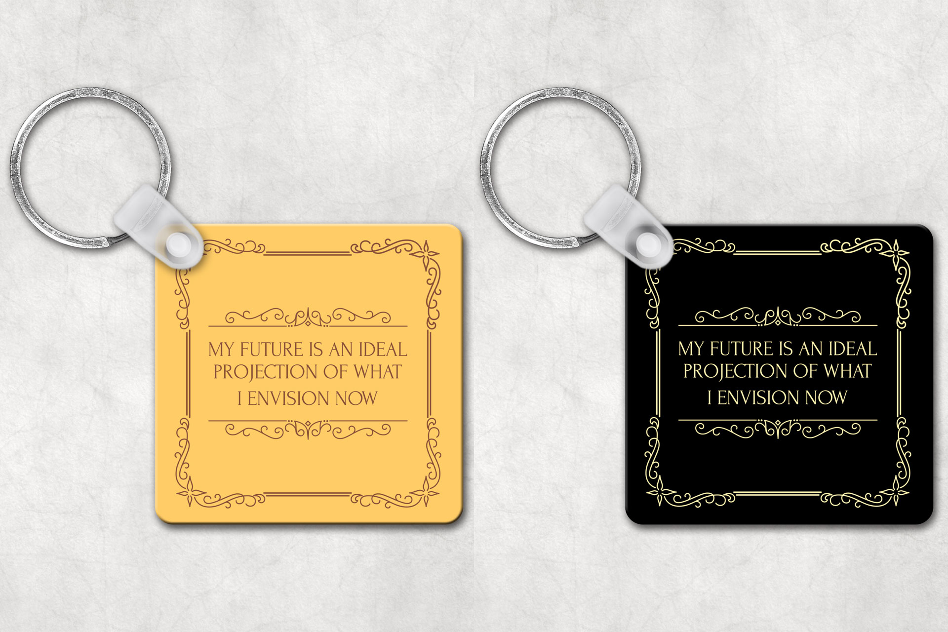 A Daily Quotivation Affirmation Key Ring 07 - Quotivation